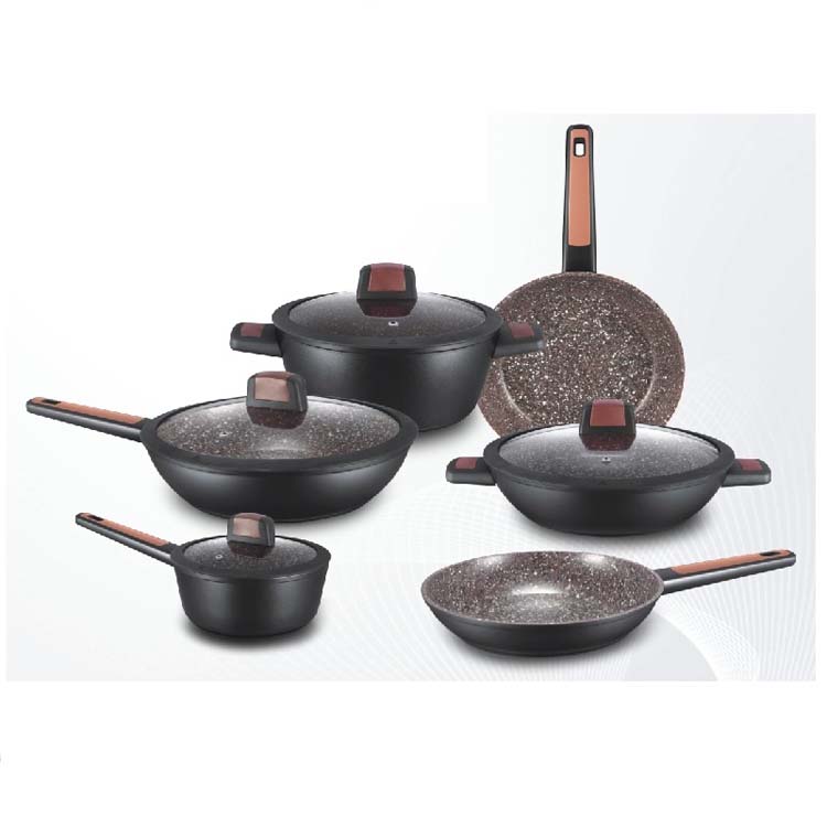 Healthy induction ceramic cookware sets