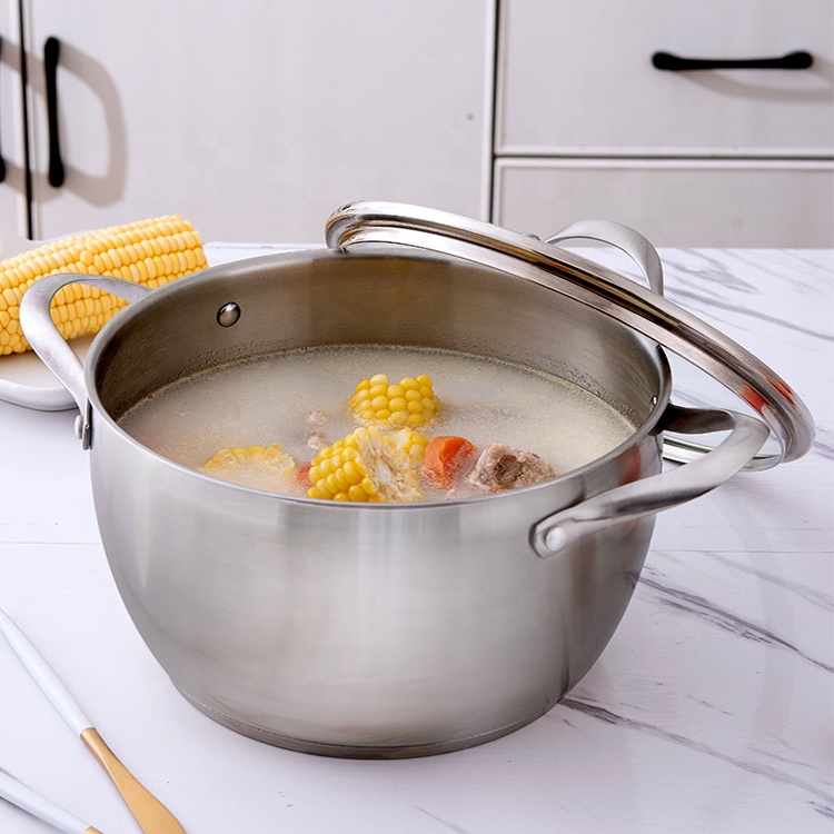 Wholesale heavy bottom custome cooking pots | cookware manufacturers