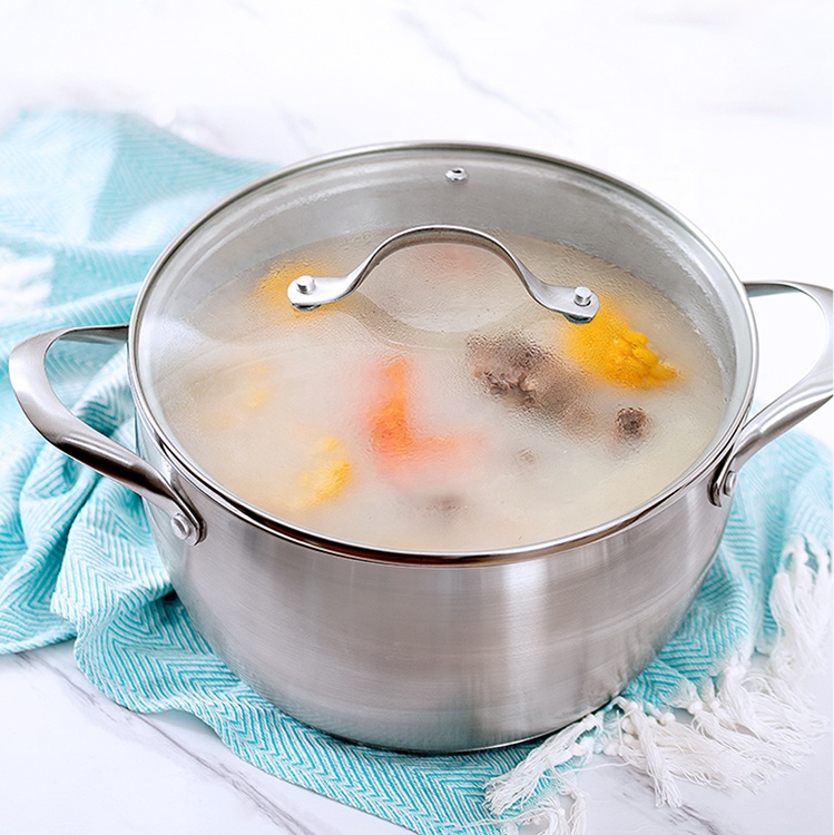 Wholesale heavy bottom custome cooking pots | cookware manufacturers