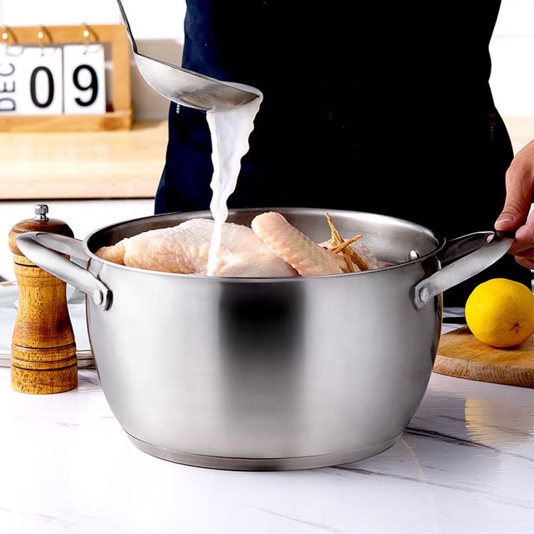 Wholesale heavy bottom custome cooking pots | cookware manufacturers